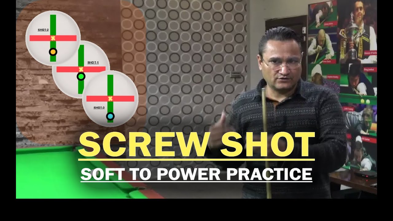 265. LEARN Screw Shot Practice Soft, Medium & Power, AQ Snooker ...