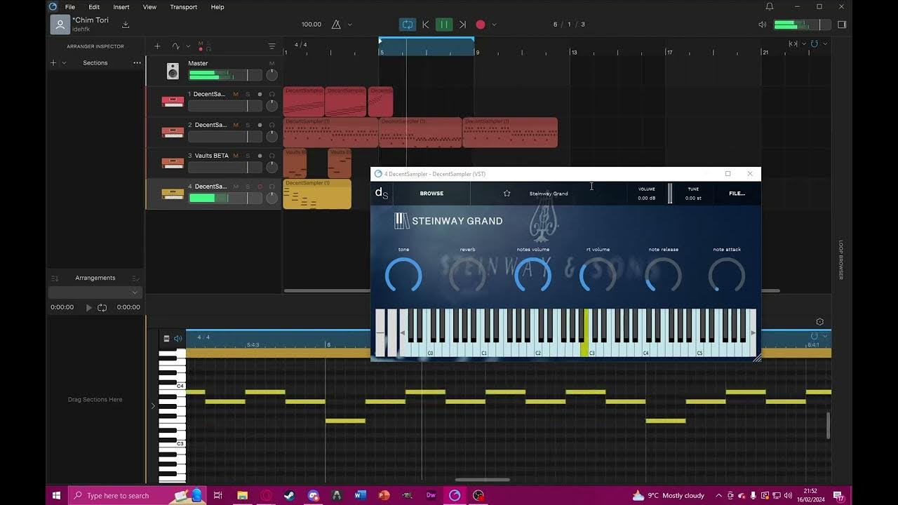 How to change your Decent Sampler VST Preset - YouTube
