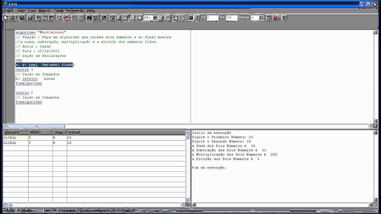 Aula 5 SL Script - Visualg - Programação SL script - Lógica de ...