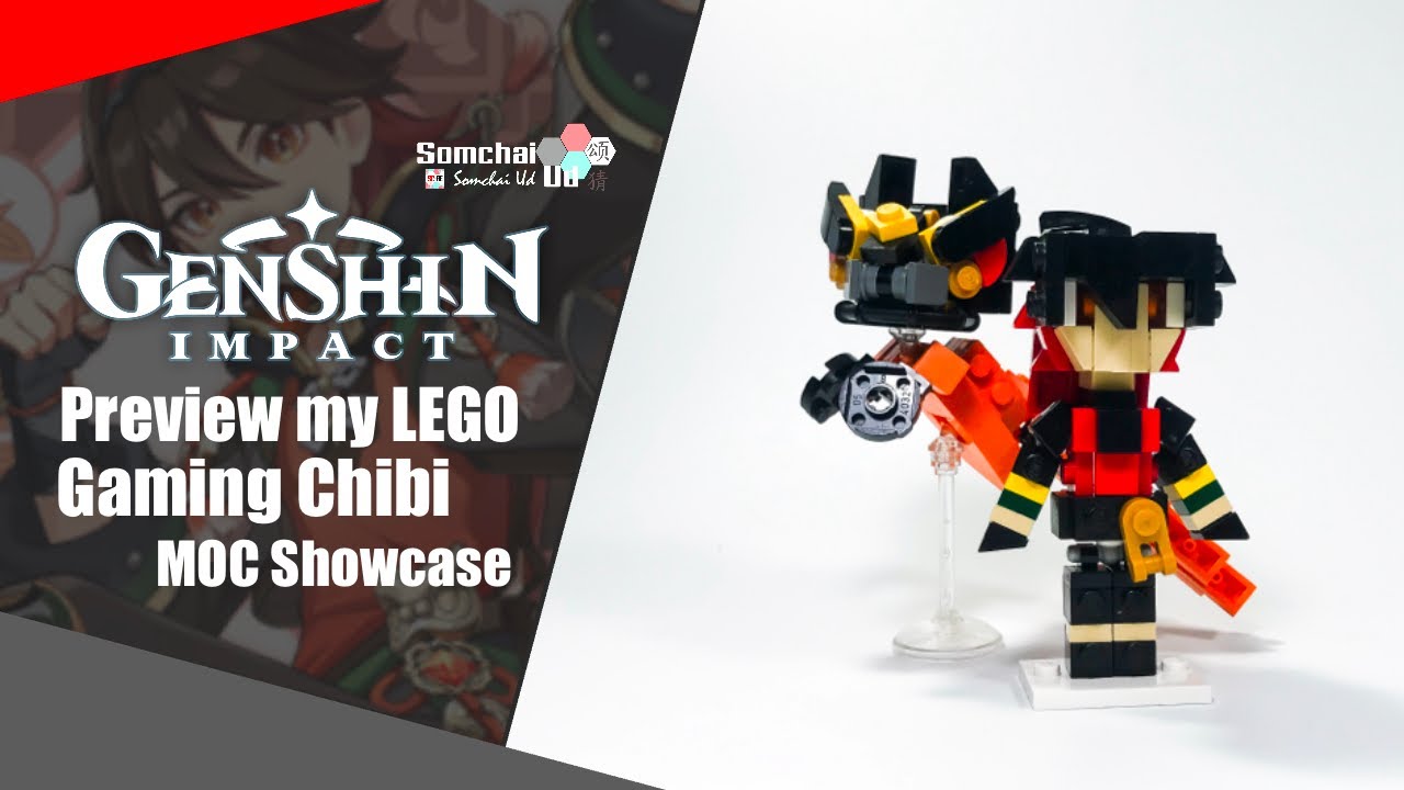 Preview my LEGO Genshin Impact Gaming Chibi | Somchai Ud - YouTube