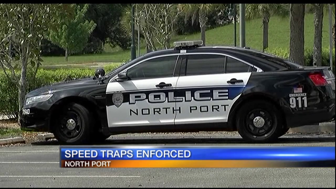 North Port police enforcing traffic speeds - YouTube