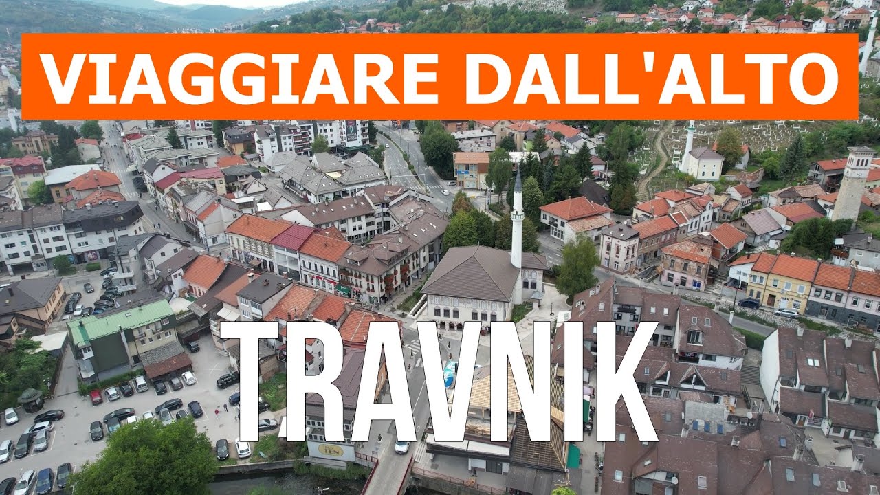 Travnik dal drone | Video 4k | Bosnia ed Erzegovina, Travnik dall'alto ...