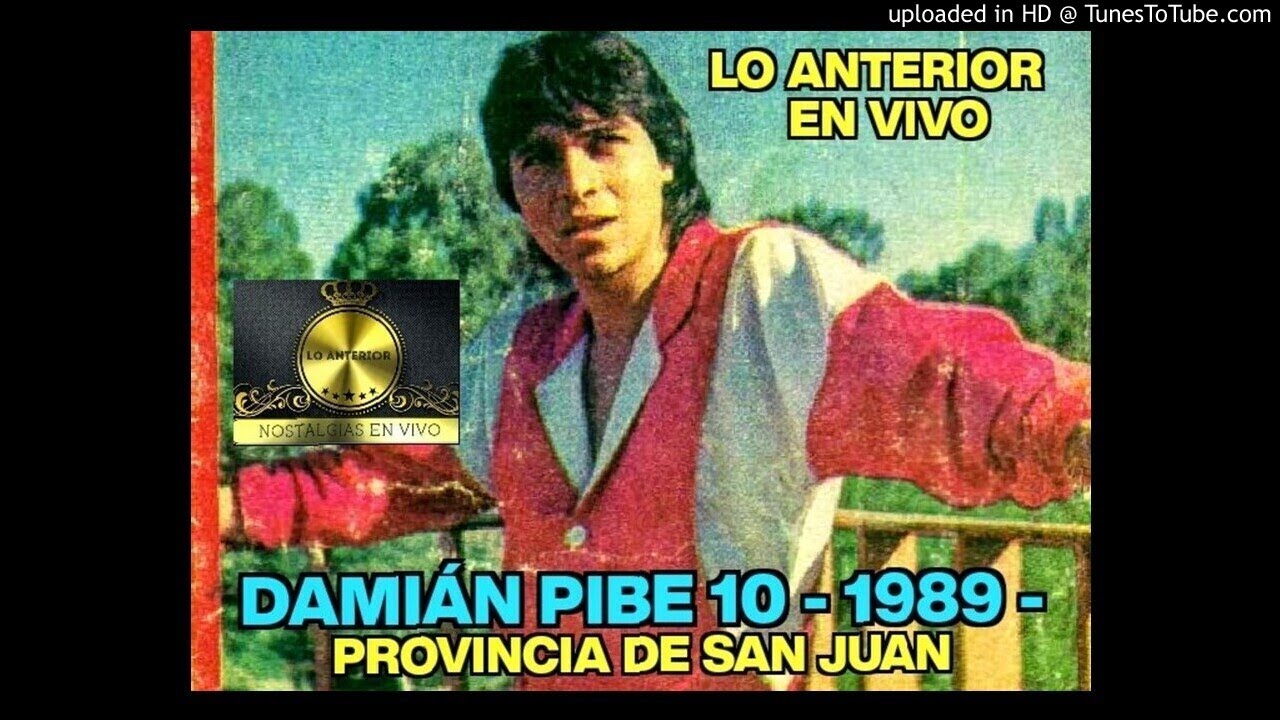 DAMIAN PIBE 10 1989 en vivo-Eng-San Juan(Lo Anterior) - YouTube