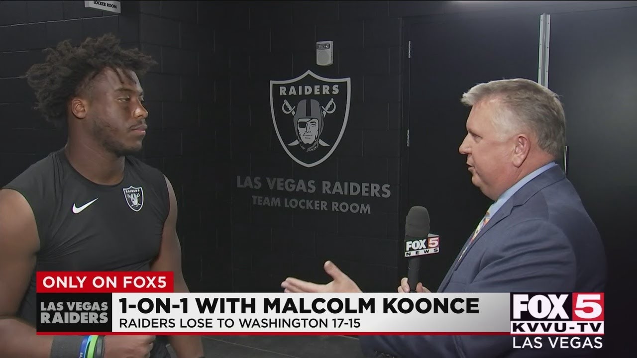 1-on-1 with Raider Malcolm Koonce after loss to Washington - YouTube