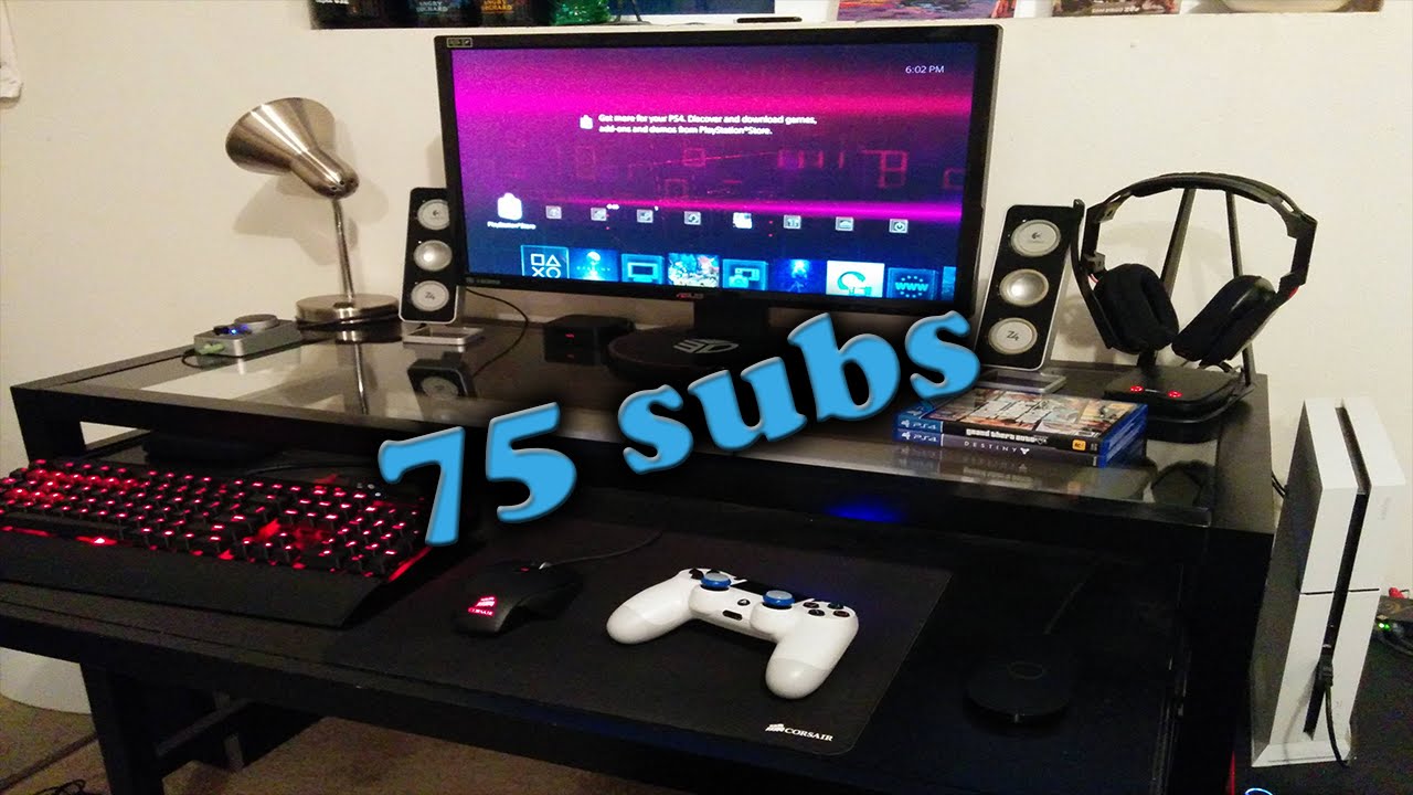 EPIC Gaming Setup, Face Reveal, and More || Thank you for 75 subs - YouTube