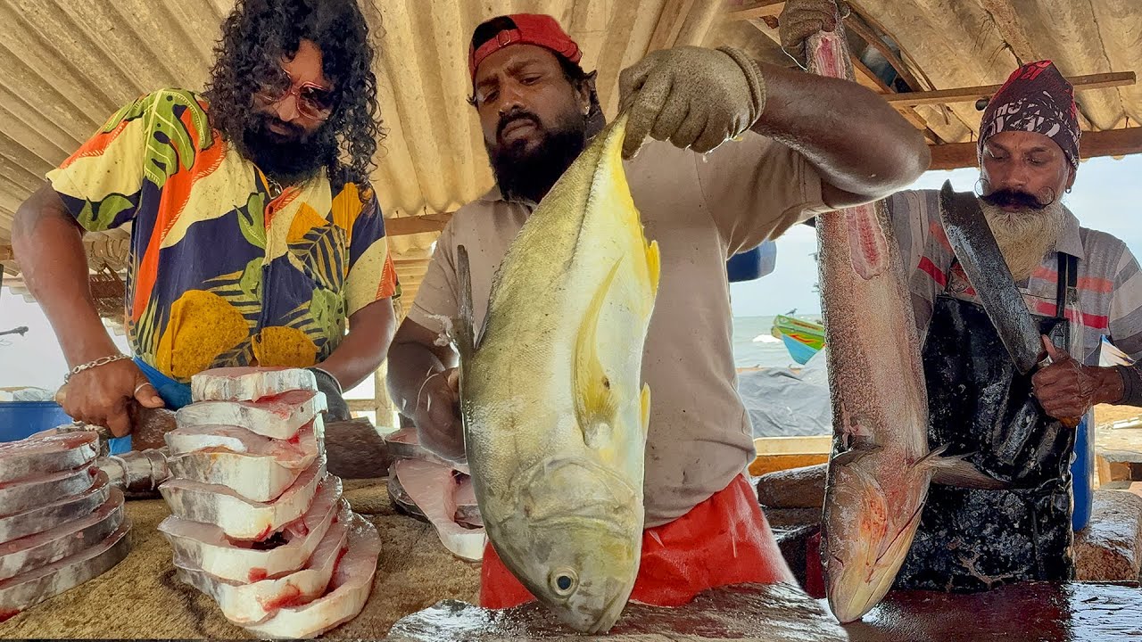 Master Cutters Break Down Huge Fish with Incredible Accuracy - YouTube