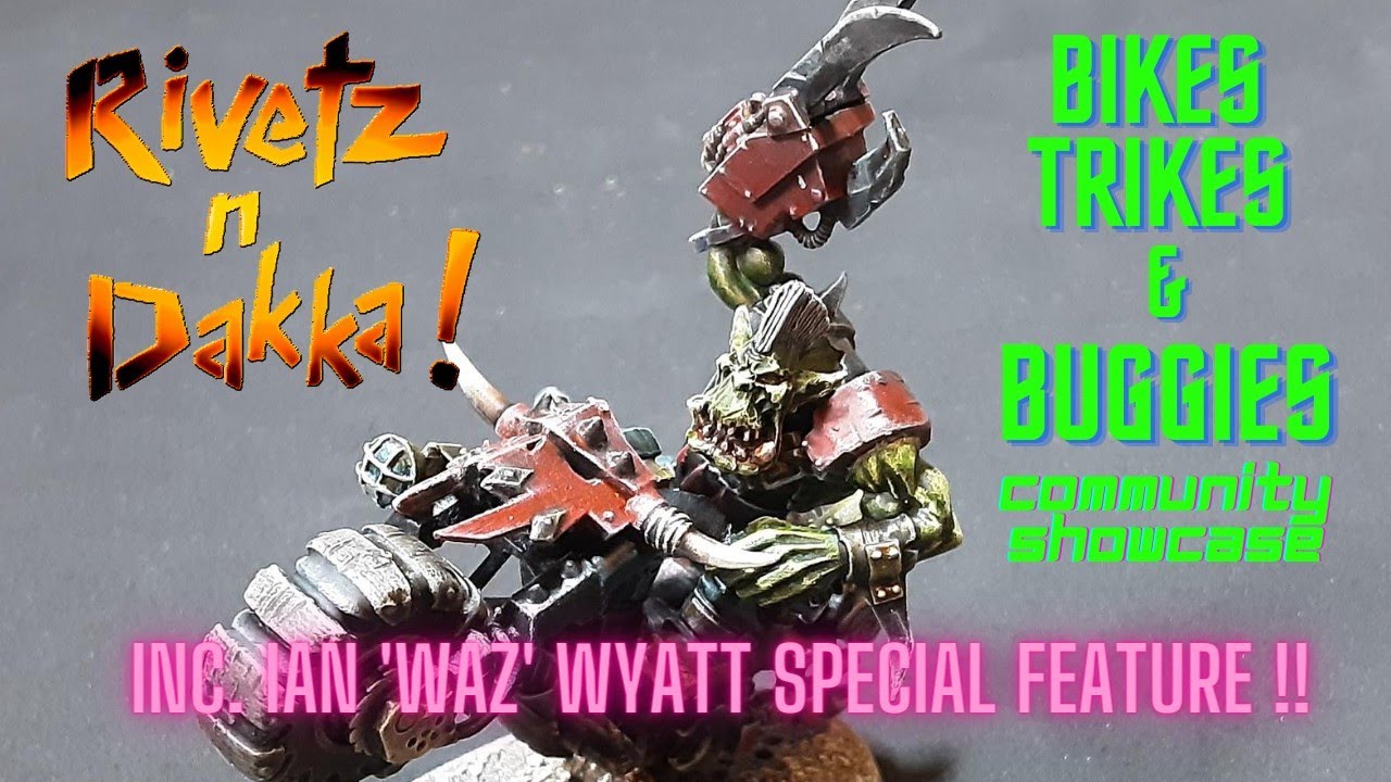 Warhammer 40k Ork miniature showcase. Bikes, Trikes n Buggies - YouTube