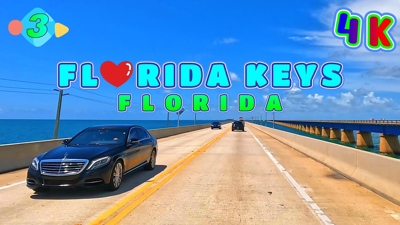 Florida Keys Drive Part 3/5, Florida USA 4K - UHD - YouTube