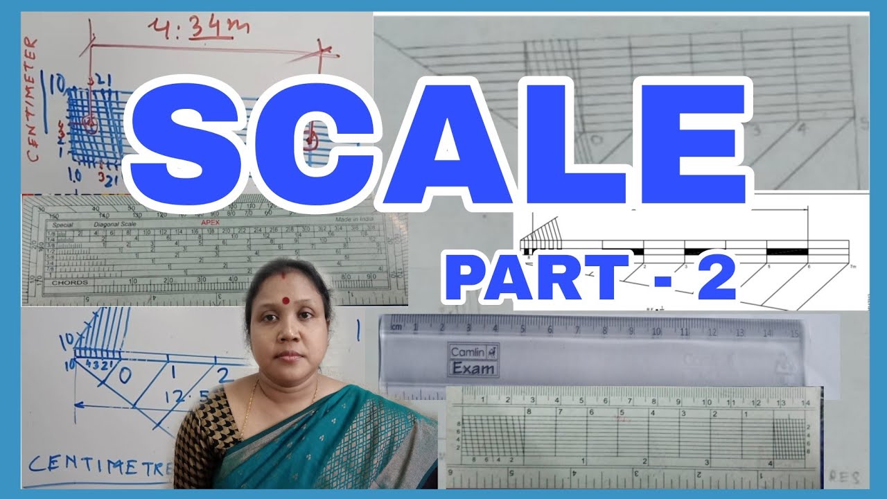 SCALE OF ENGINEERING DRAWING PART-2(PLAIN & DIAGONAL SCALE)#iti#DMM# ...