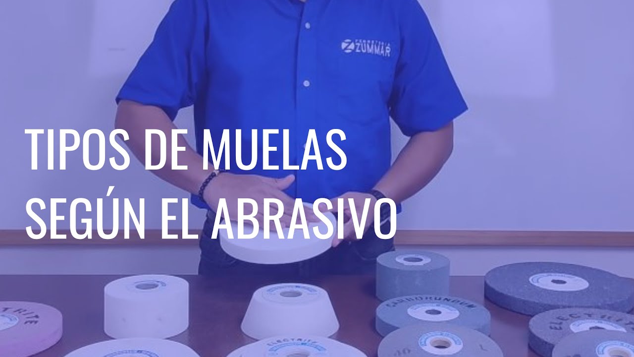 Muelas y piedras abrasivas: Clasificación y uso según su material - YouTube