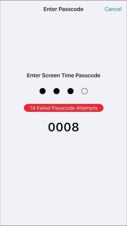 Entering The Screen Time Passcode Until It Unlocks Part 9 - YouTube