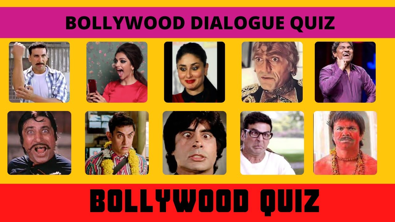 Bollywood Movie Dialogue Challenge/ Bollywood Quiz - YouTube
