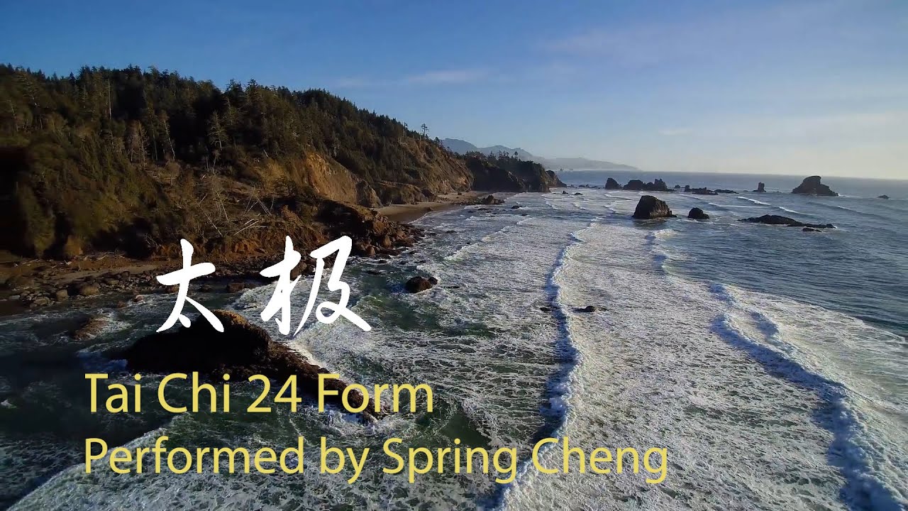 Spring Performing Tai Chi on Big Island Hawaii - YouTube