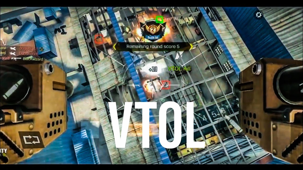 Call of Duty : Mobile || VTOL warship scorestreak gameplay || Highest ...