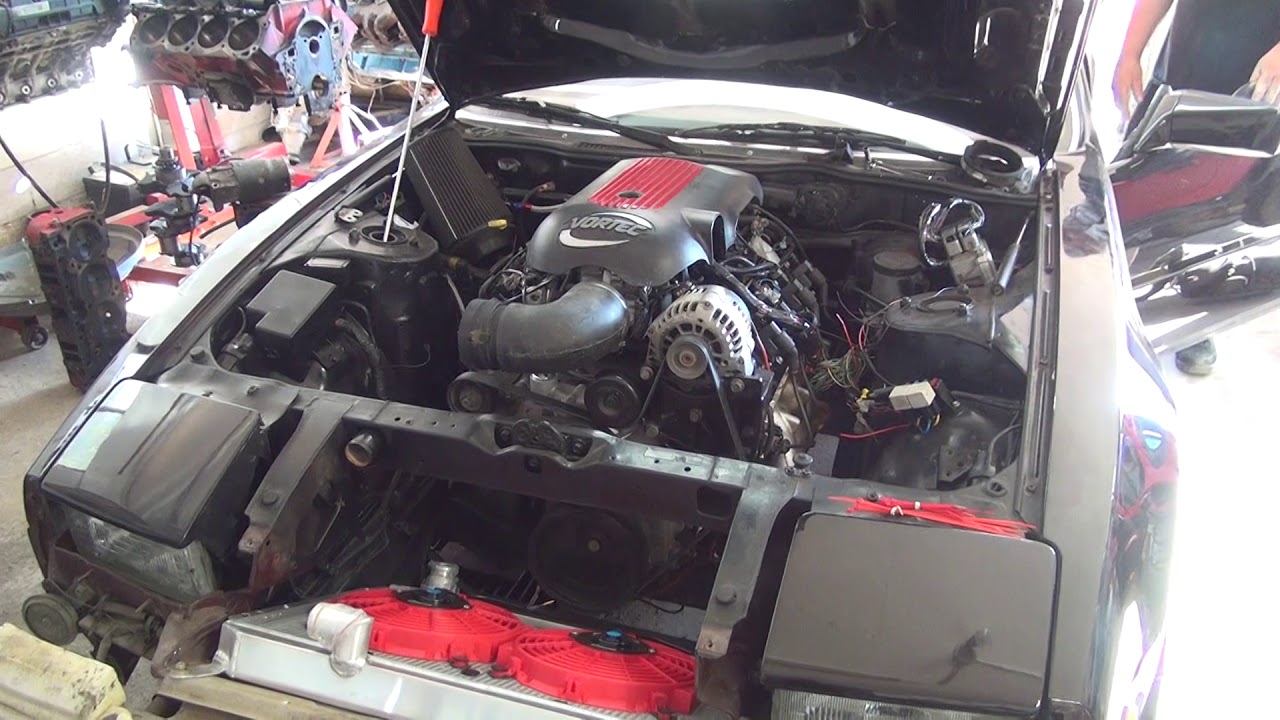 300zx LS Swap first start - YouTube