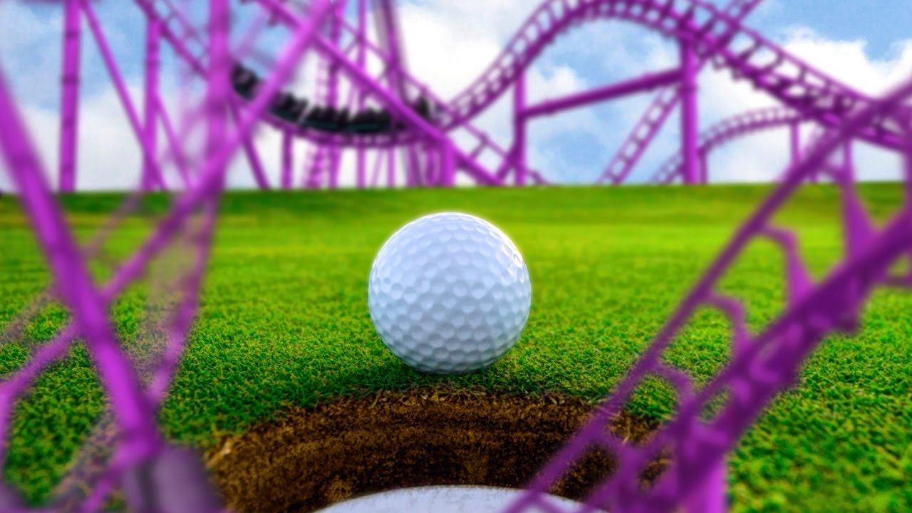 ROLLER COASTER IN MINI GOLF! (Golf It!) - YouTube