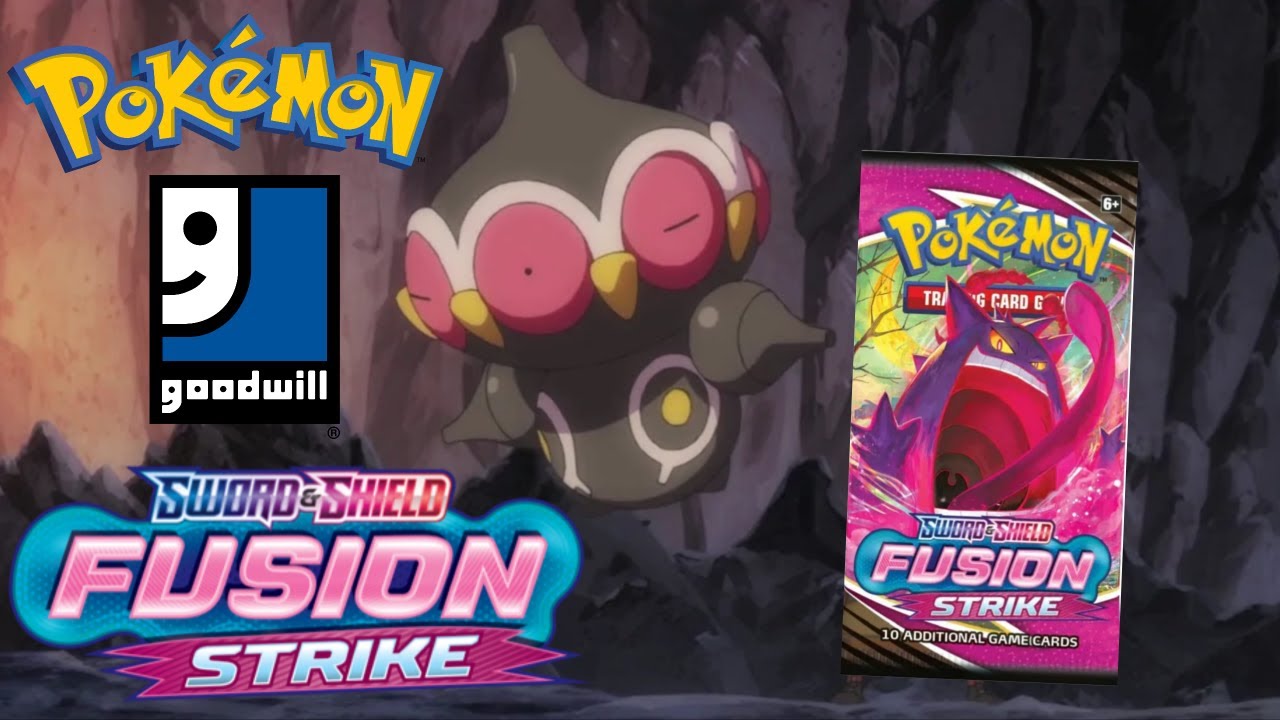 Pokemon Fusion Strike Booster Pack Opening with Pokemon Goodwill Cards ...