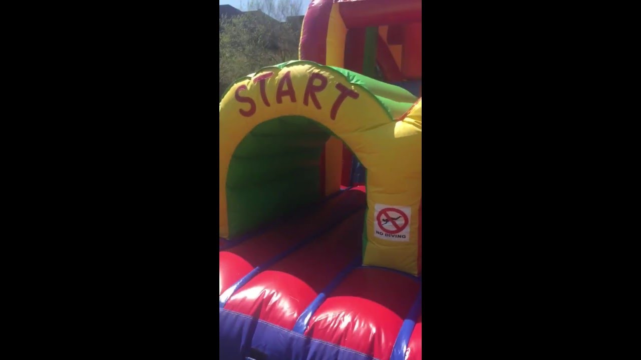 Just Jump A lot Obstacle Course rentals - YouTube