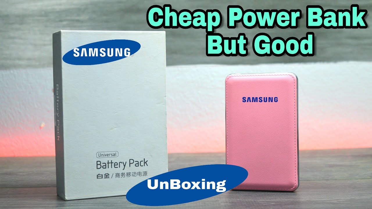 Samsung Battery Pack 16800 mAh Unboxing & Review - YouTube
