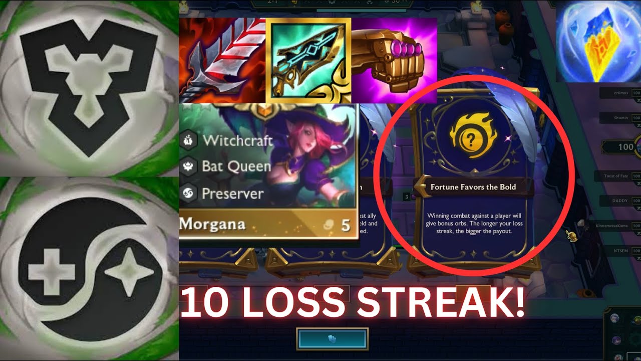 TFT SET 12 FORTUNE FAVORS THE BOLD! 10 LOSS STREAK COMEBACK!! ft. 6 ...