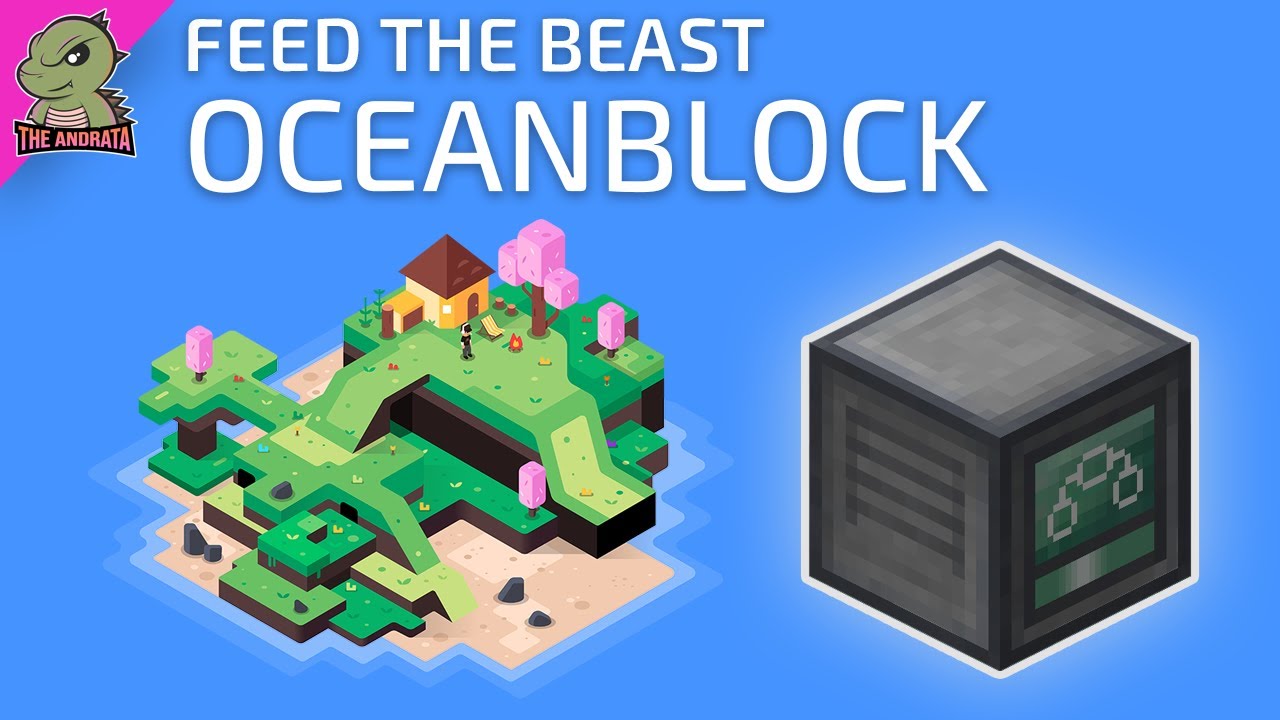 FTB OceanBlock EP22 | Induction Smelter Automating With Xnet! - YouTube