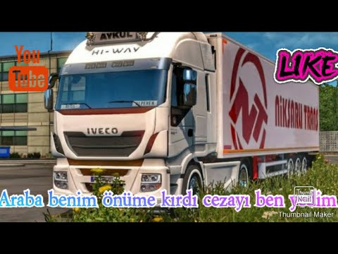 İVECO TIR İLE YOLLARDAYIZ[adam benim önüme kırdı cezayı ben yedim]
