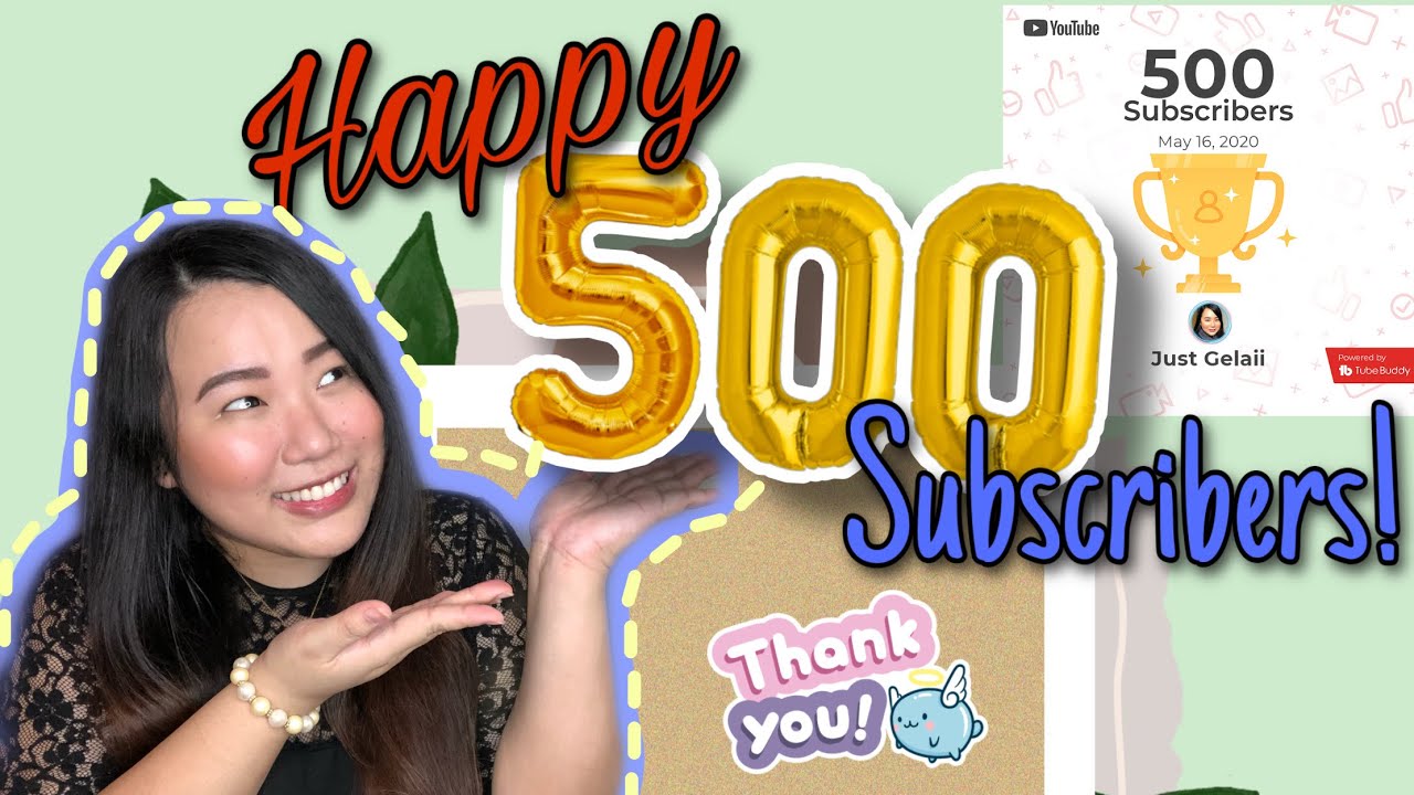 Happy 500 SUBSCRIBERS! (Thank you video) - YouTube