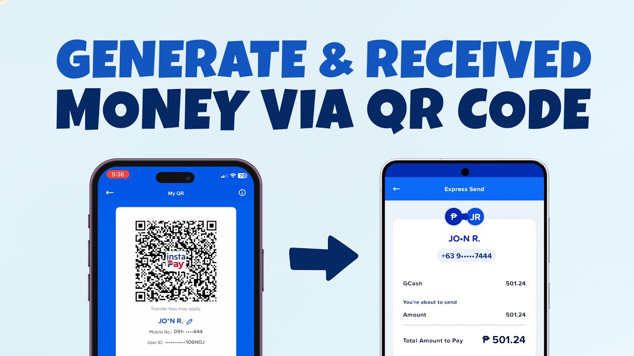 Generate Gcash QR Code and received money using Gcash QR Code - YouTube