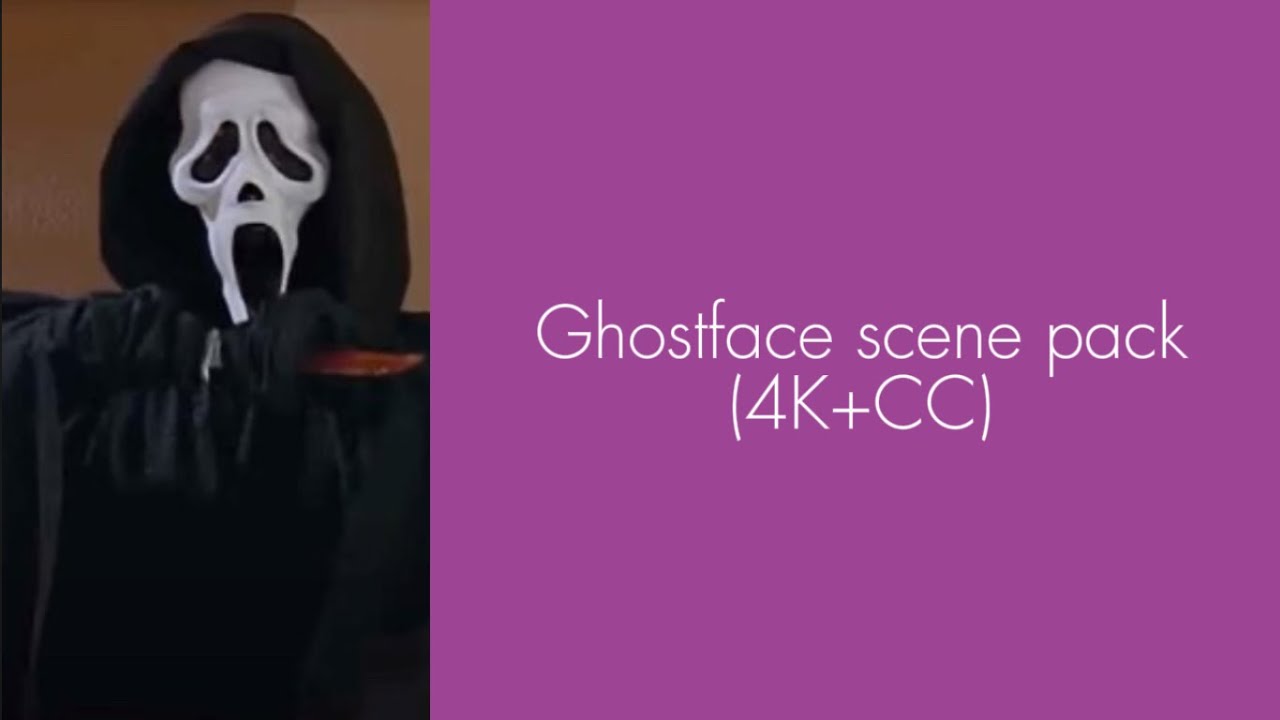 Ghostface scene pack (4K+CC) - YouTube
