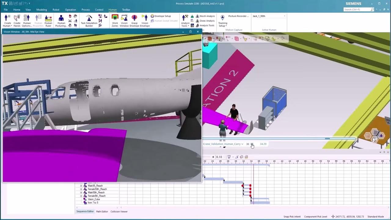 [Tecnomatix Process Simulate] Process Simulate Human (Jack) - YouTube