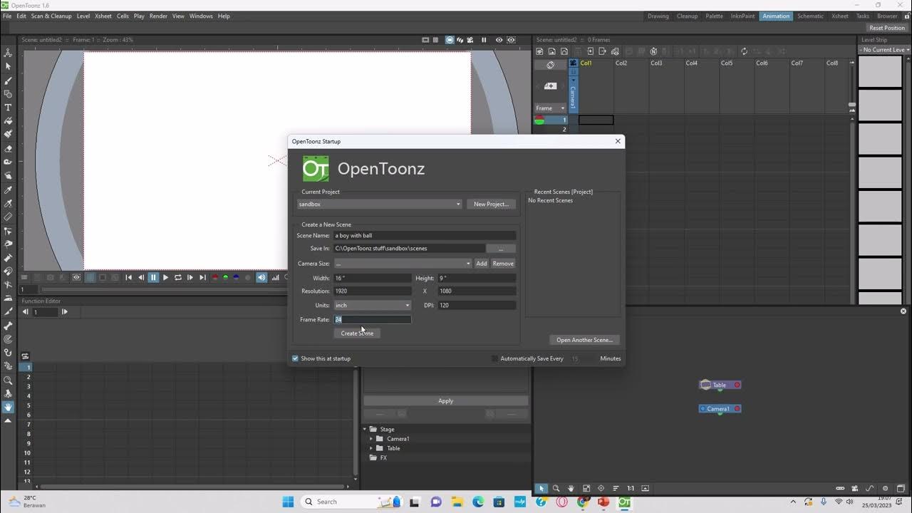 OpenToonZ tutorial (Part 1)~ 1.Project Setup - YouTube