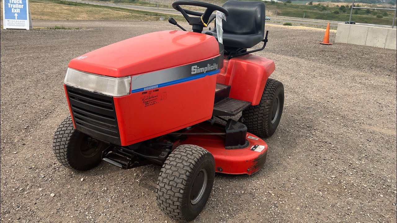 6790 - Simplicity Broadmoor Lawn Mower - YouTube