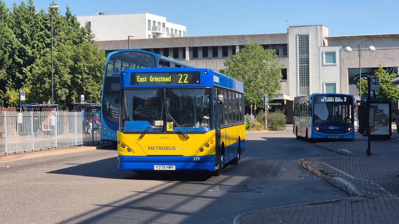Onboard Preserved MetroBus 379 (Y379 HMY) | Dennis Dart Nimbus | Route ...
