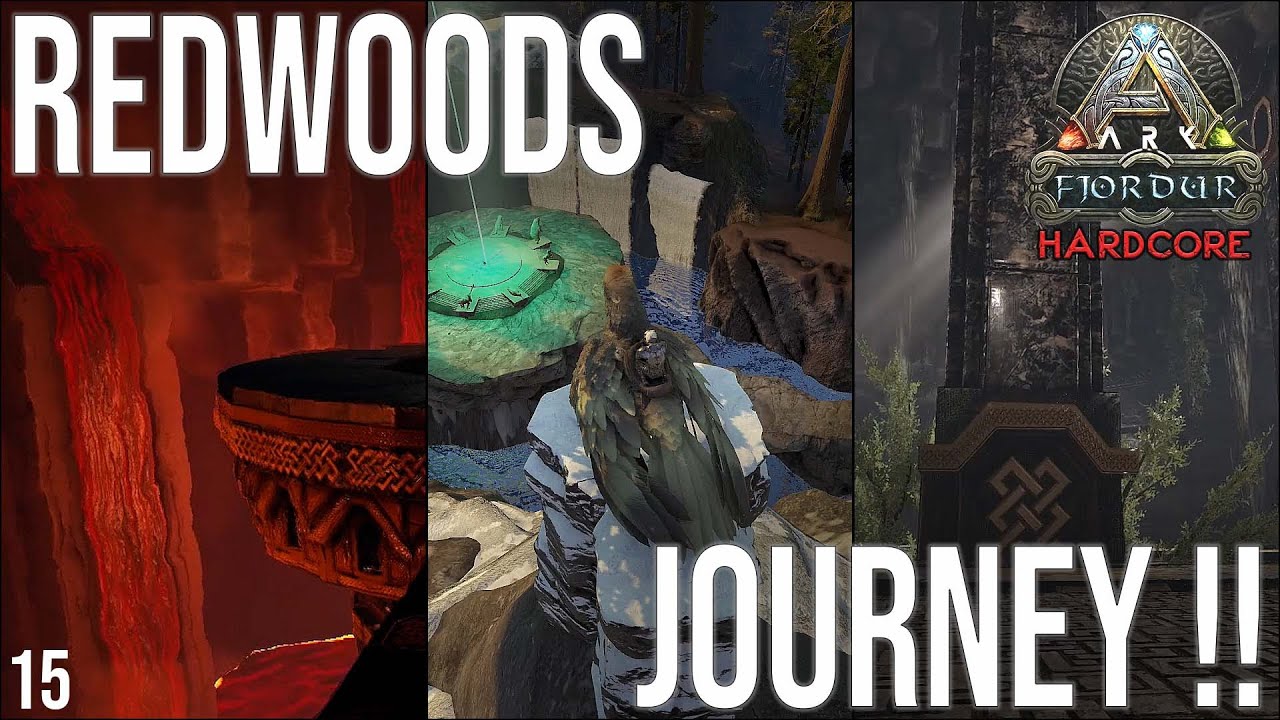 EXPLORING THE REDWOODS! - ARK: Survival Evolved Hardcore Fjordur - E15 ...