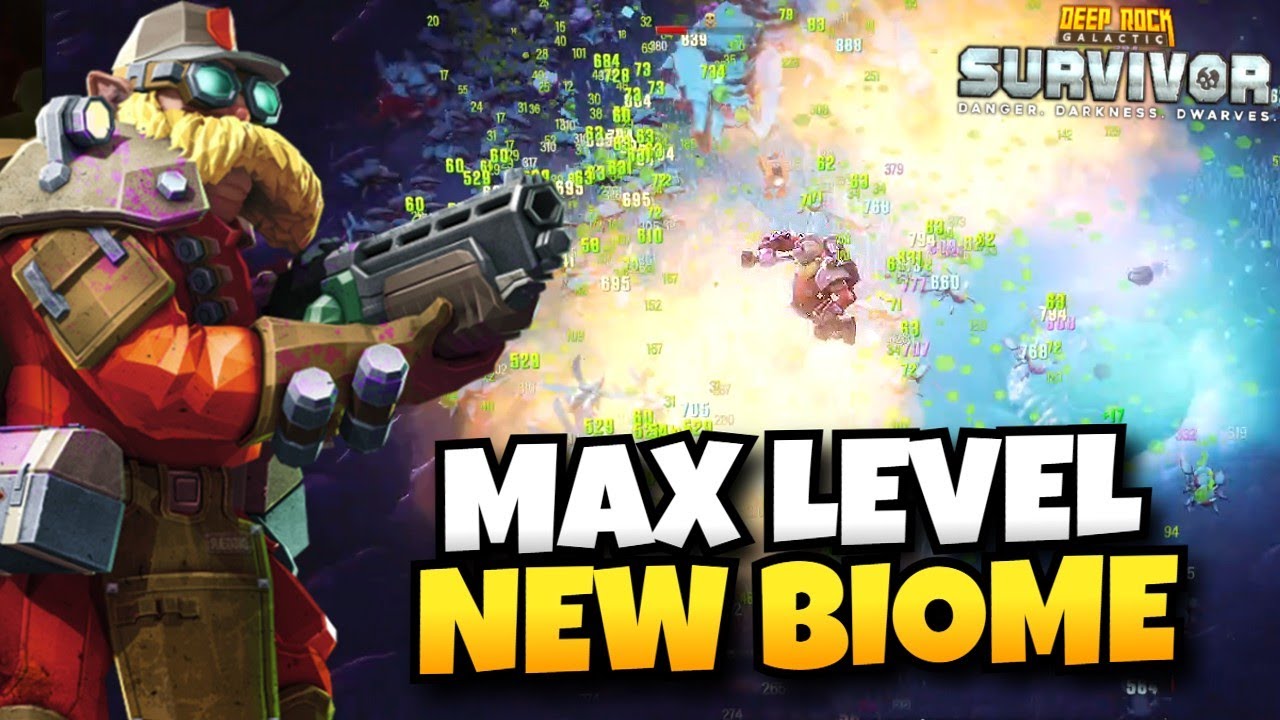 Max Level Challenge Run in New Biome! | Deep Rock Galactic: Survivor ...