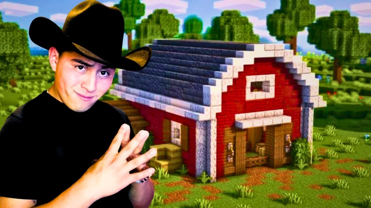 ¡Construí un rancho caótico en Minecraft! - YouTube