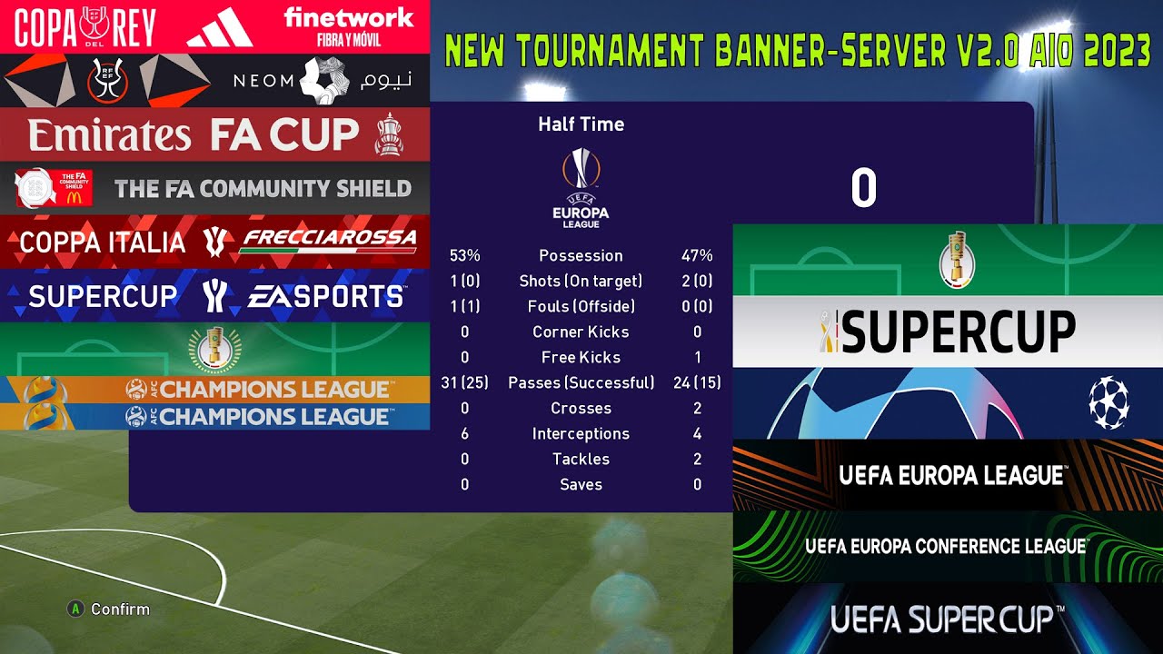 NEW TOURNAMENT BANNER-SERVER V2.0 AIO 2023 || ALL PATCH COMPATIBLE ...
