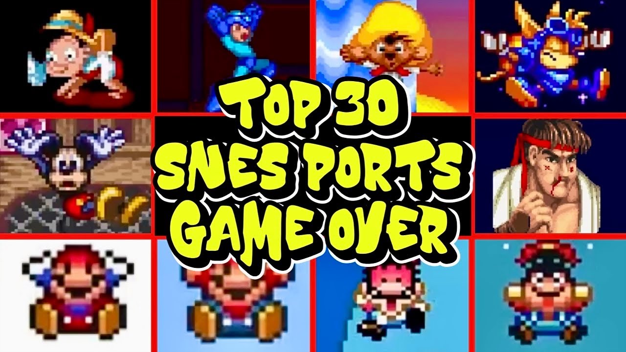 Top 30 Super Nintendo Ports Game Over Screens - Part 3 - YouTube