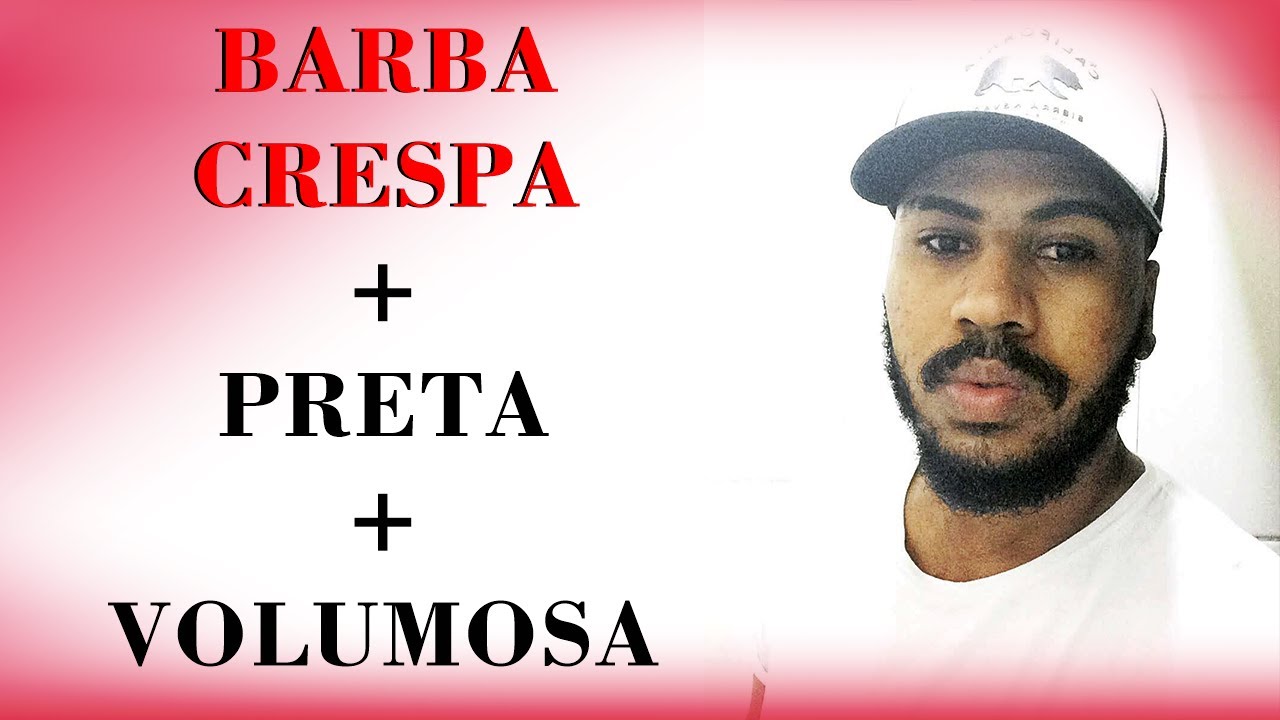 Como pentear e dar volume a barba CRESPA - YouTube