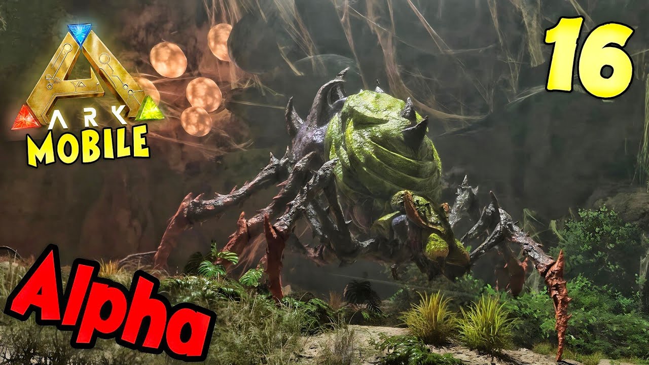 Broodmother Boss Fight ( Gamma, Beta, Alpha ) | Ark Ultimate Mobile Edition | Hindi #16 - YouTube