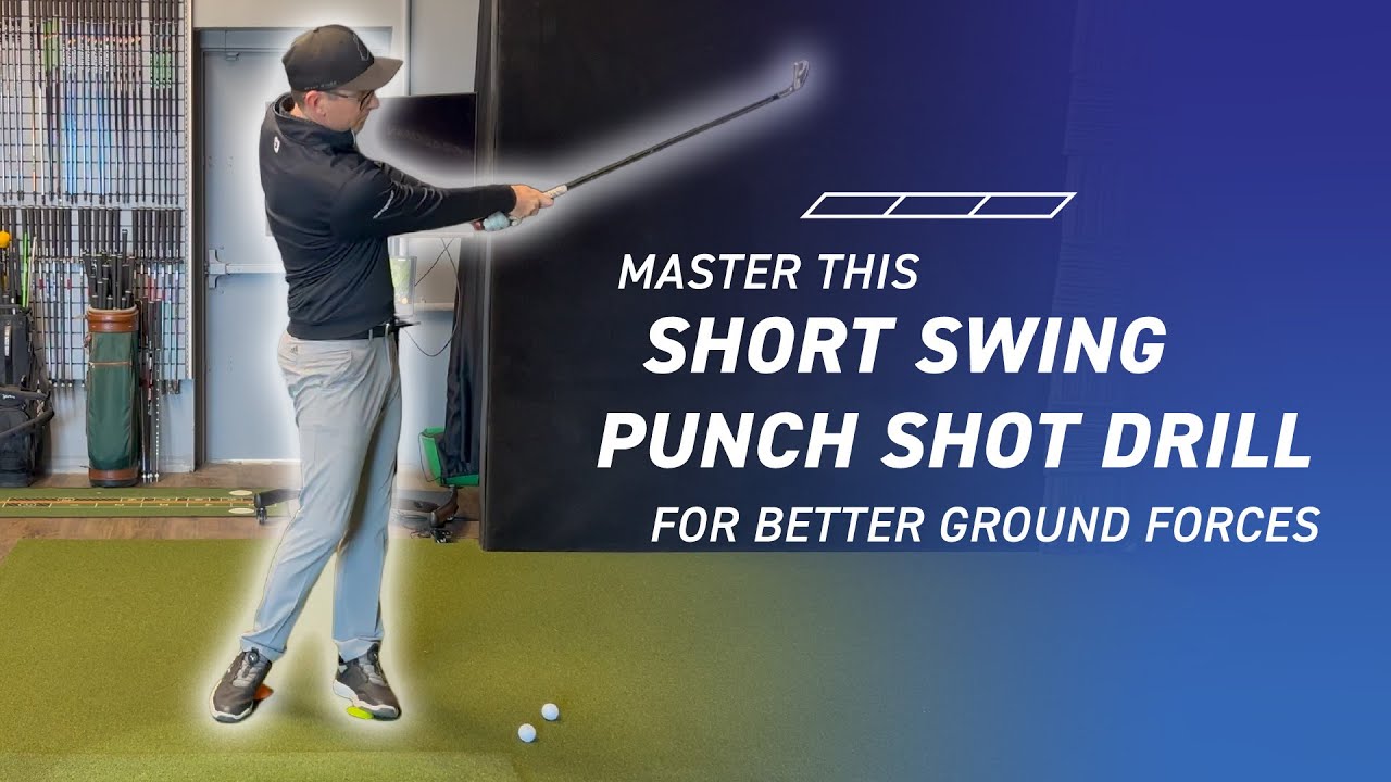 Master this Short Swing Punch Shot Drill to Use The Ground Better - YouTube