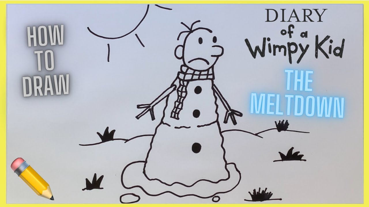 How to draw Diary of a Wimpy Kid The Meltdown ️ - YouTube