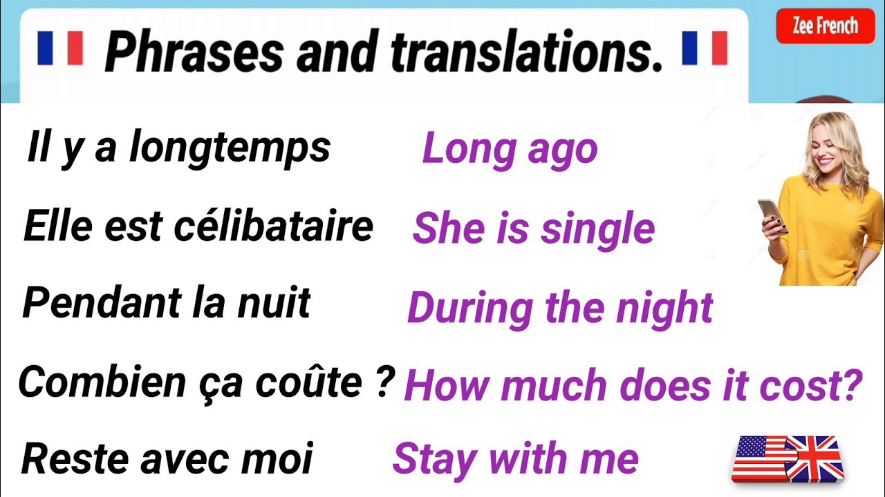 Short and Useful Phrases for Learning French Easily. | Prhases courtes ...