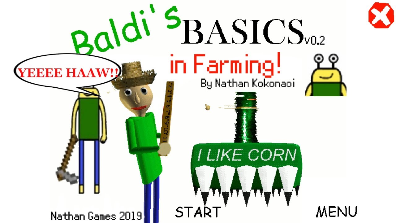 NATHAN'S BALDI'S BASICS IN FARMING!! YEEEE HAAAW!! | Baldi's Basics in ...