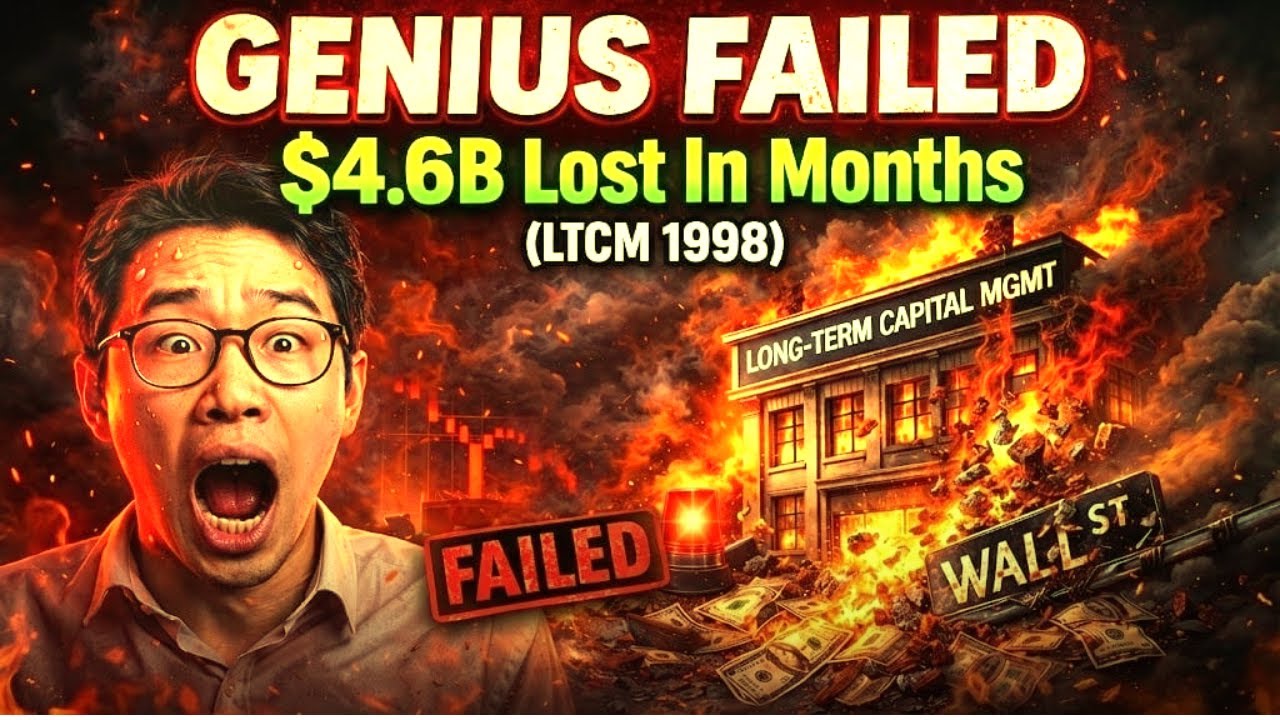 GENIUS FAILED: $4.6B Lost In Months (LTCM 1998) - YouTube