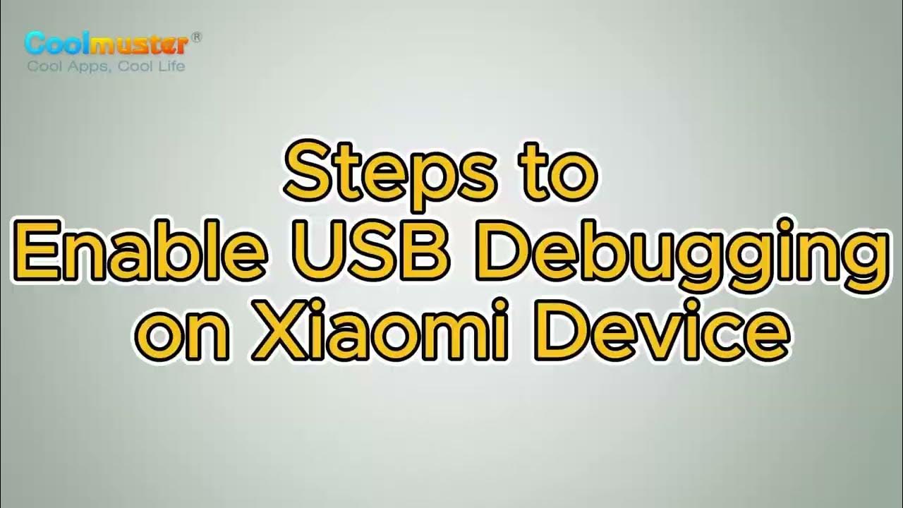 How to Enable USB Debugging on Xiaomi Phone? [Step-by-Step Guide] - YouTube