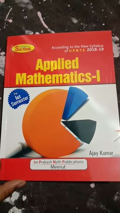 applied mathematics book Sarthak - YouTube