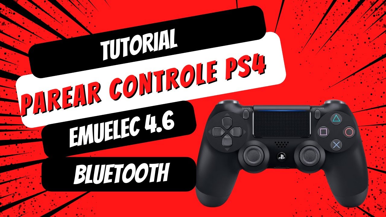 Como Parear o Controle PS4 No Sistema Emuelec 4.6 Tutorial DE Forma Simples - YouTube
