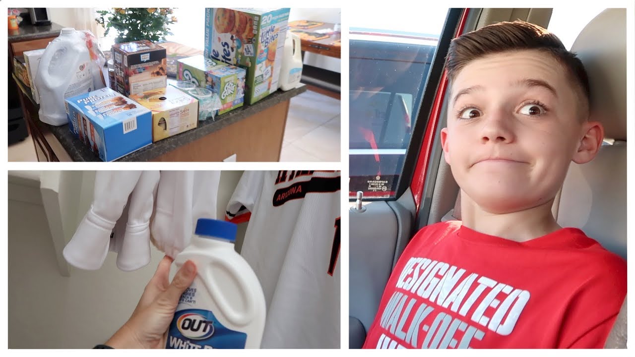 Sam's Club Haul, New Haircut, and Keeping Our Baseball Uniforms Clean ...