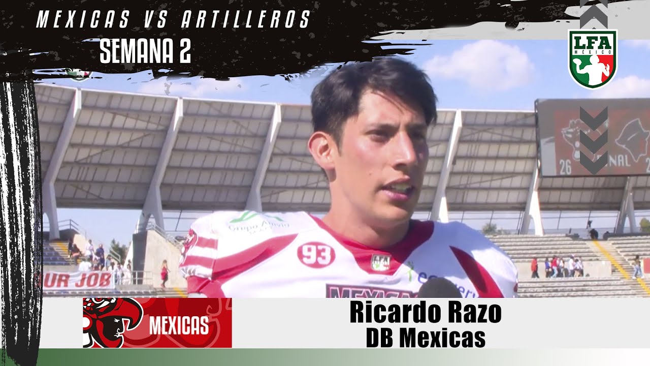 Entrevista Ricardo Razo, DB Mexicas / LFA 2020 - YouTube
